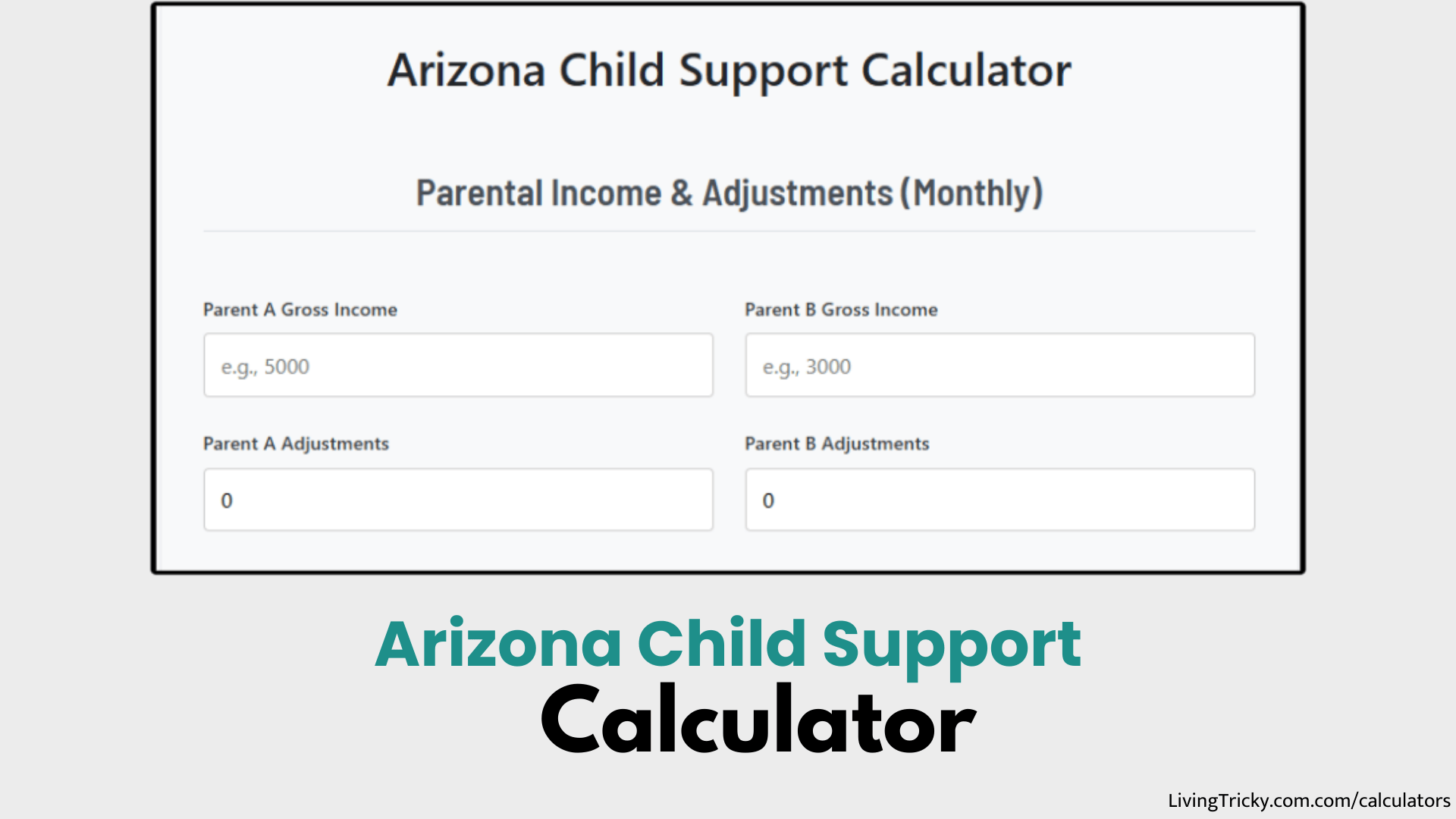 Arizona Child Support Calculator – Accurate & Easy to Use – LivingTricky
