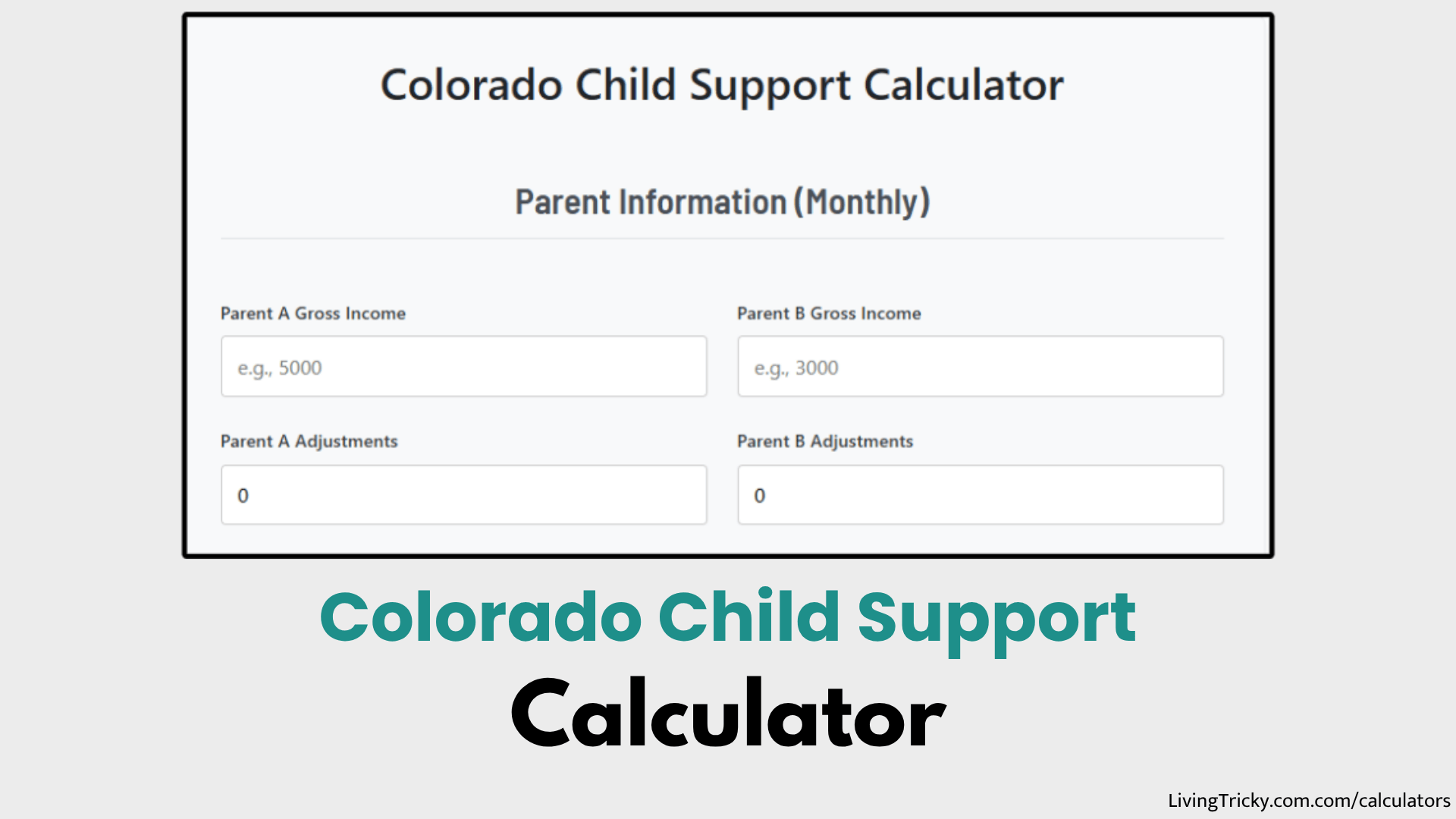Colorado Child Support Calculator – Accurate & Easy to Use – LivingTricky