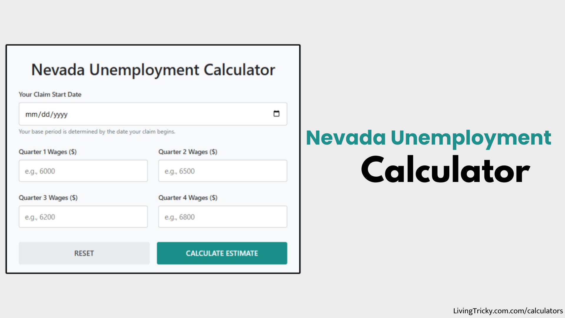 Nevada Unemployment Calculator: WBA, Eligibility & Duration – LivingTricky