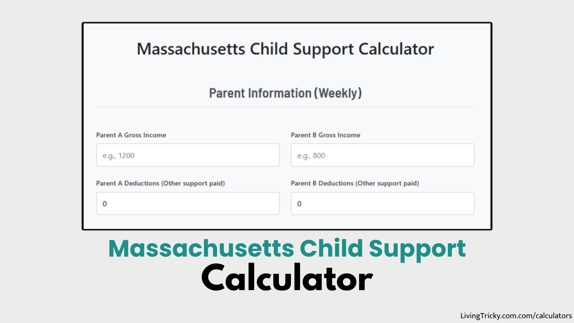 Massachusetts Child Support Calculator – Accurate & Easy to Use ...