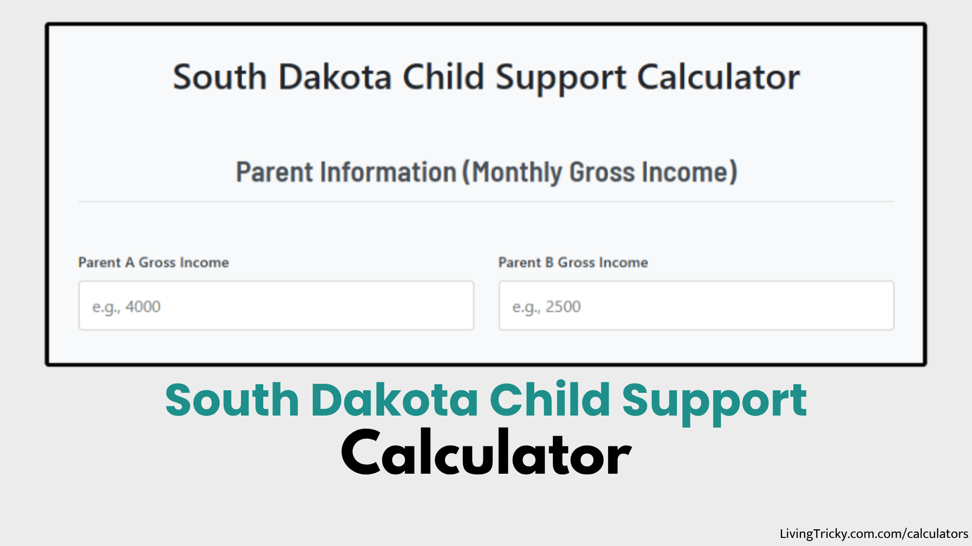 South Dakota Child Support Calculator – Accurate & Easy to Use ...