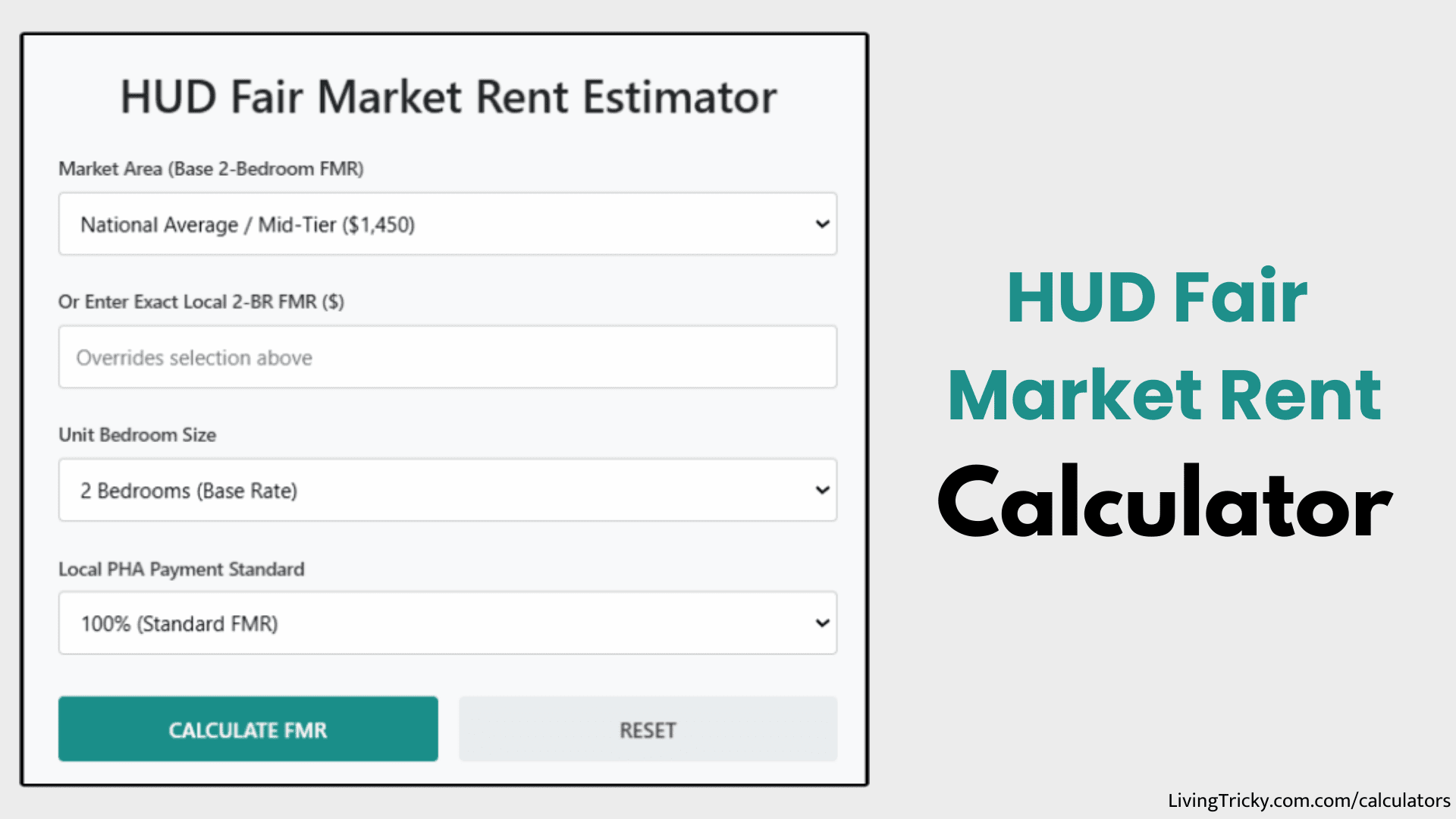 HUD Fair Market Rent Calculator – LivingTricky