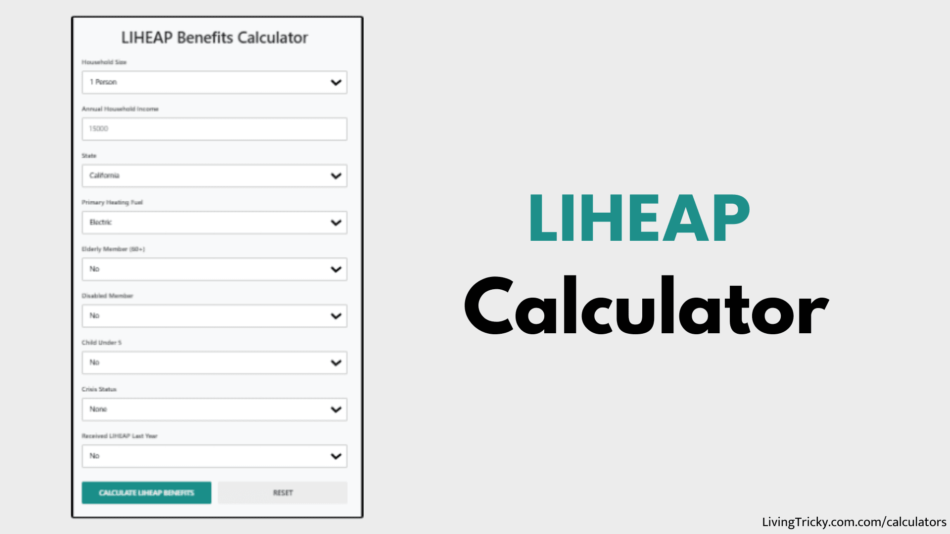 LIHEAP Calculator – LivingTricky