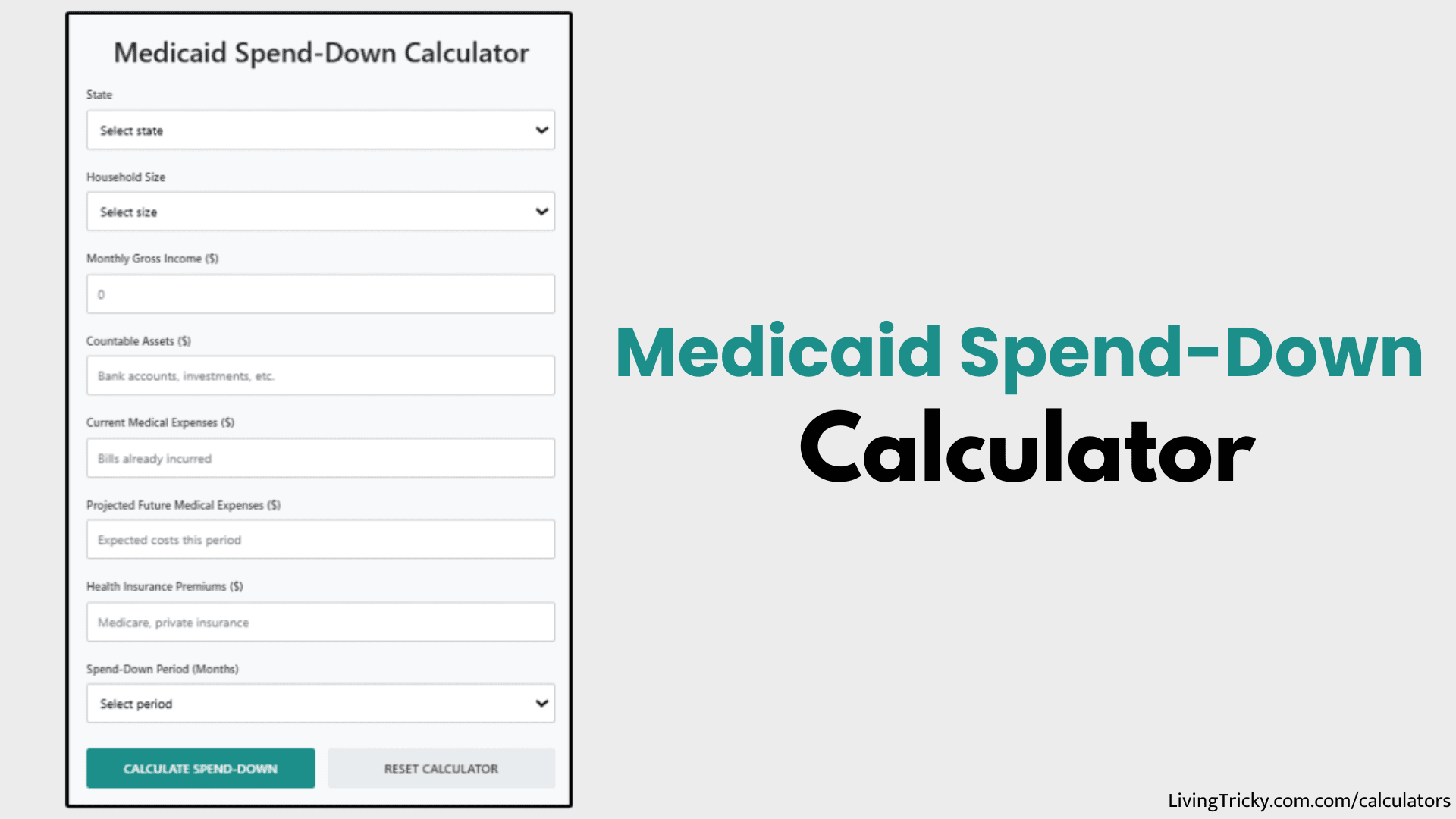 Medicaid Spend-Down Calculator – LivingTricky